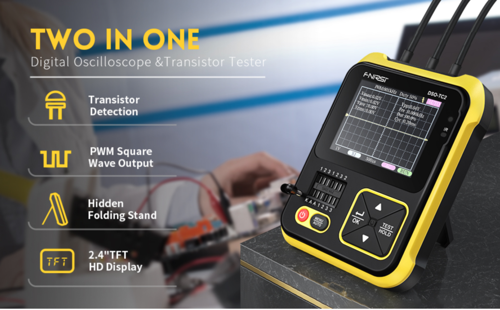 2 IN 1 Oscilloscope & Transistor tester – NDTC